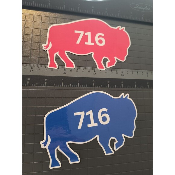 Art | Buffalo Ny 716 Decal Area Code Phone Sticker 2 Pack | Poshmark